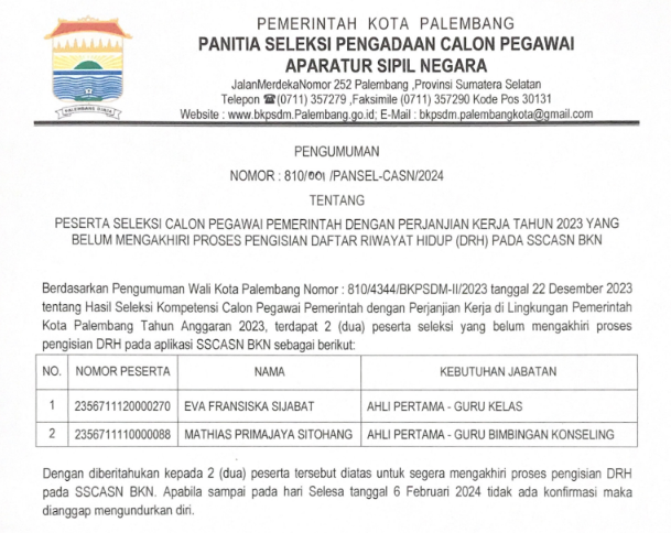 Badan Kepegawaian dan Pengembangan Sumber Daya Manusia